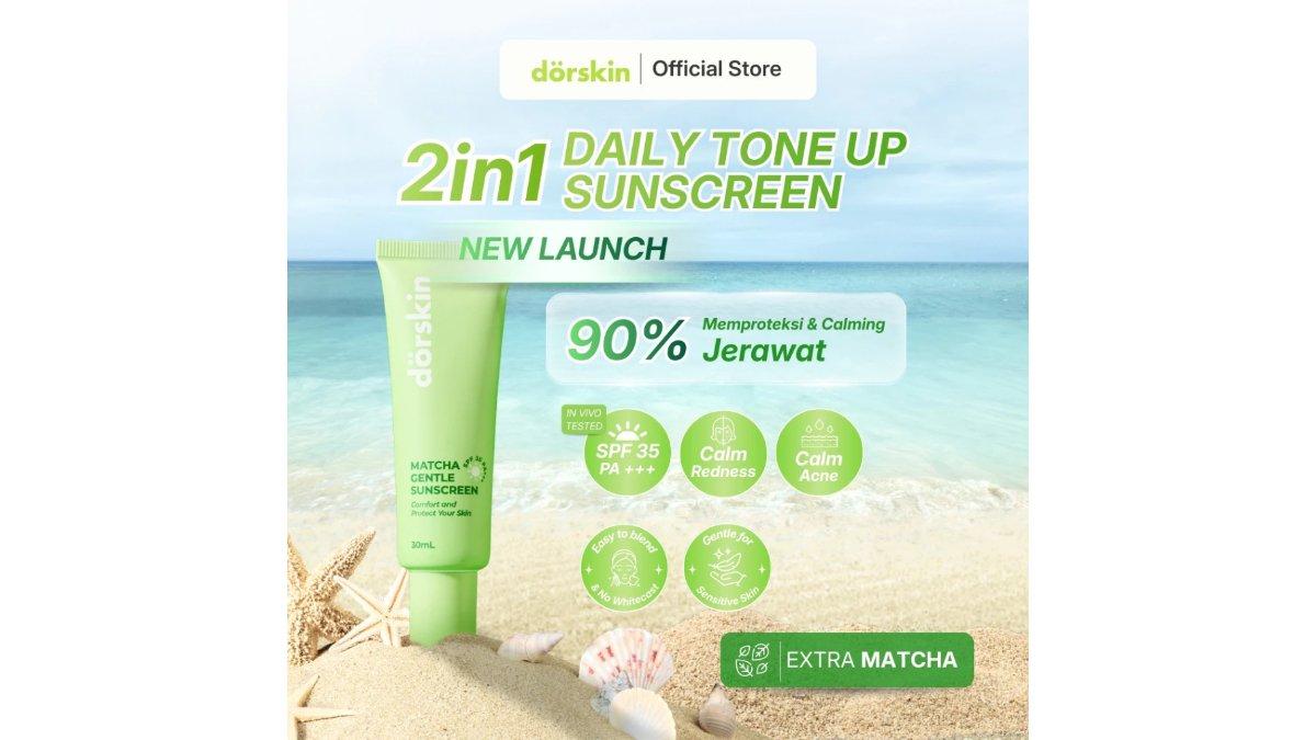 Review Dorskin Matcha Gentle 2in1 Tone Up Sunscreen: Manfaat, Kelebihan ...