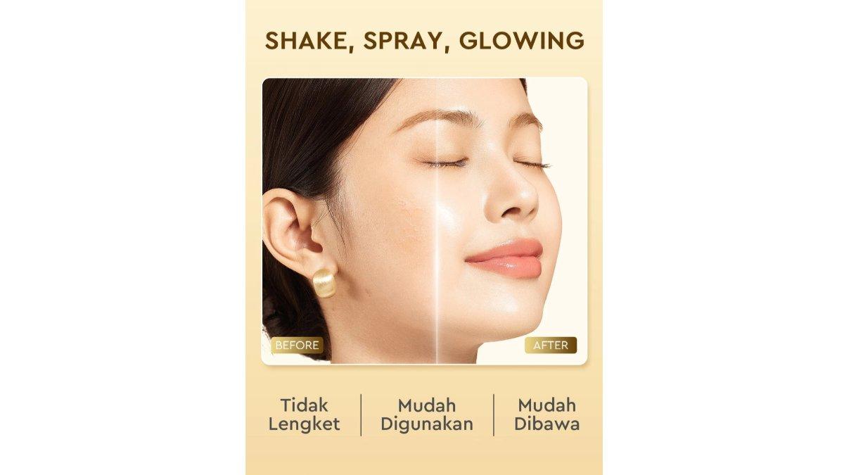 Review Glad2Glow Glow Serum Spray: Manfaat, Kelebihan, hingga ...