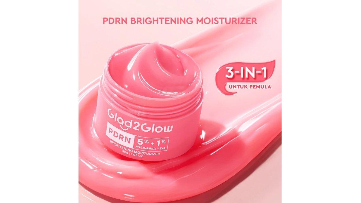 Review Glad2Glow PDRN Brightening Moisturizer: Manfaat, Kelebihan ...
