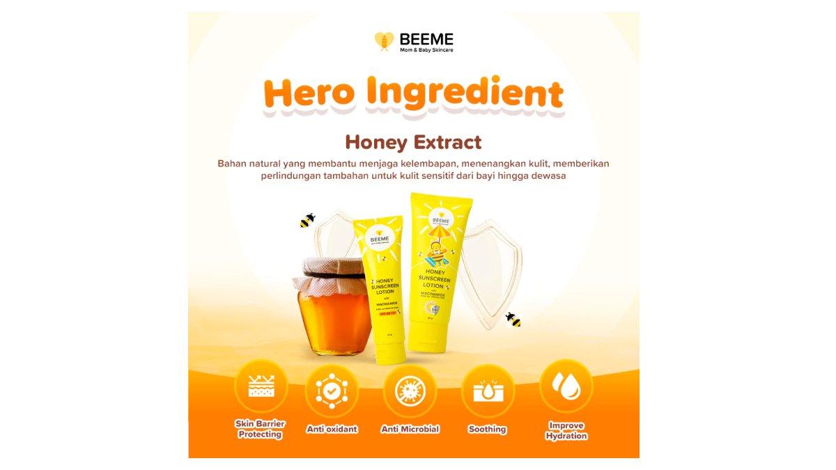 Review Lengkap Beeme Honey Sunscreen Lotion: Manfaat, Kelebihan, hingga ...