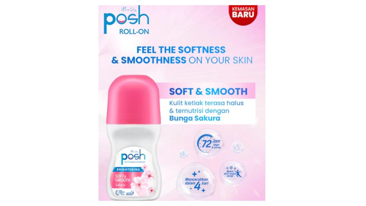 4 Varian Posh Roll On Deodoran yang Mampu Mengurangi Bau Badan hingga ...