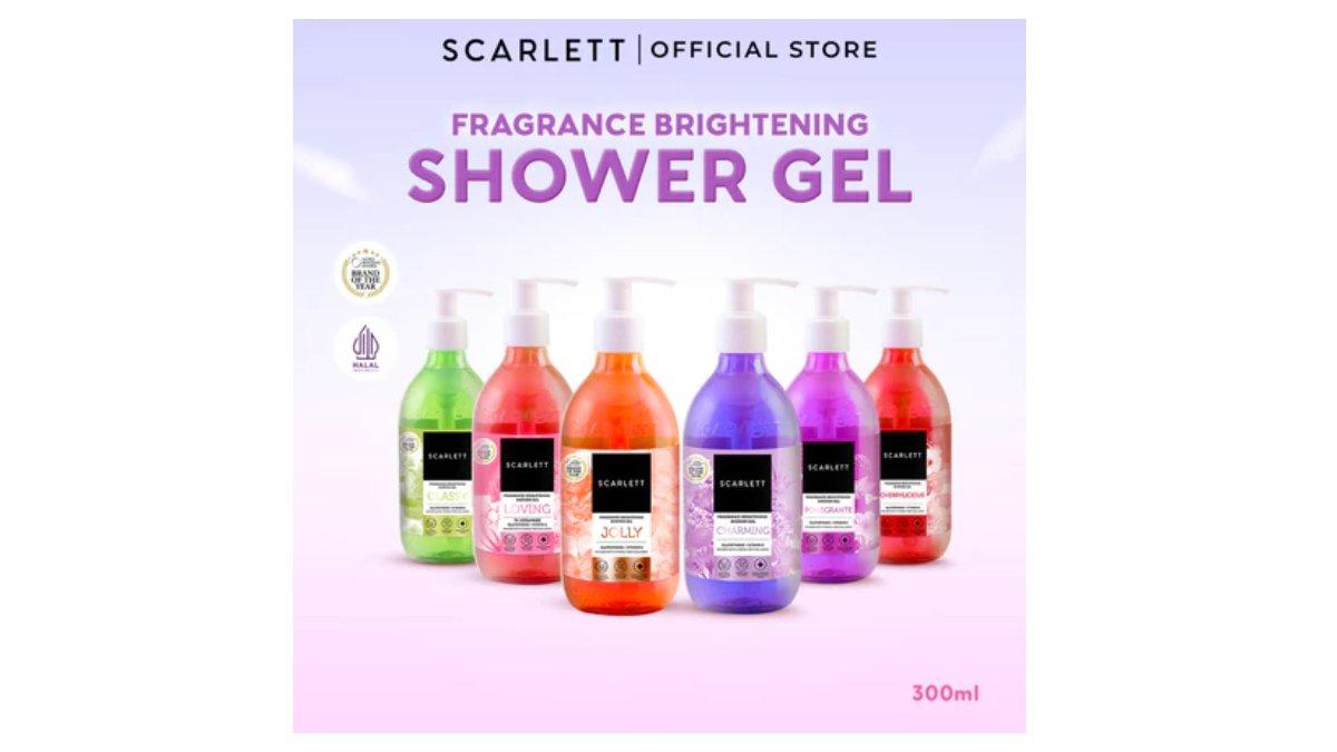 6 Varian Scarlett Fragrance Brightening Shower Gel dengan Aroma Mewah ...