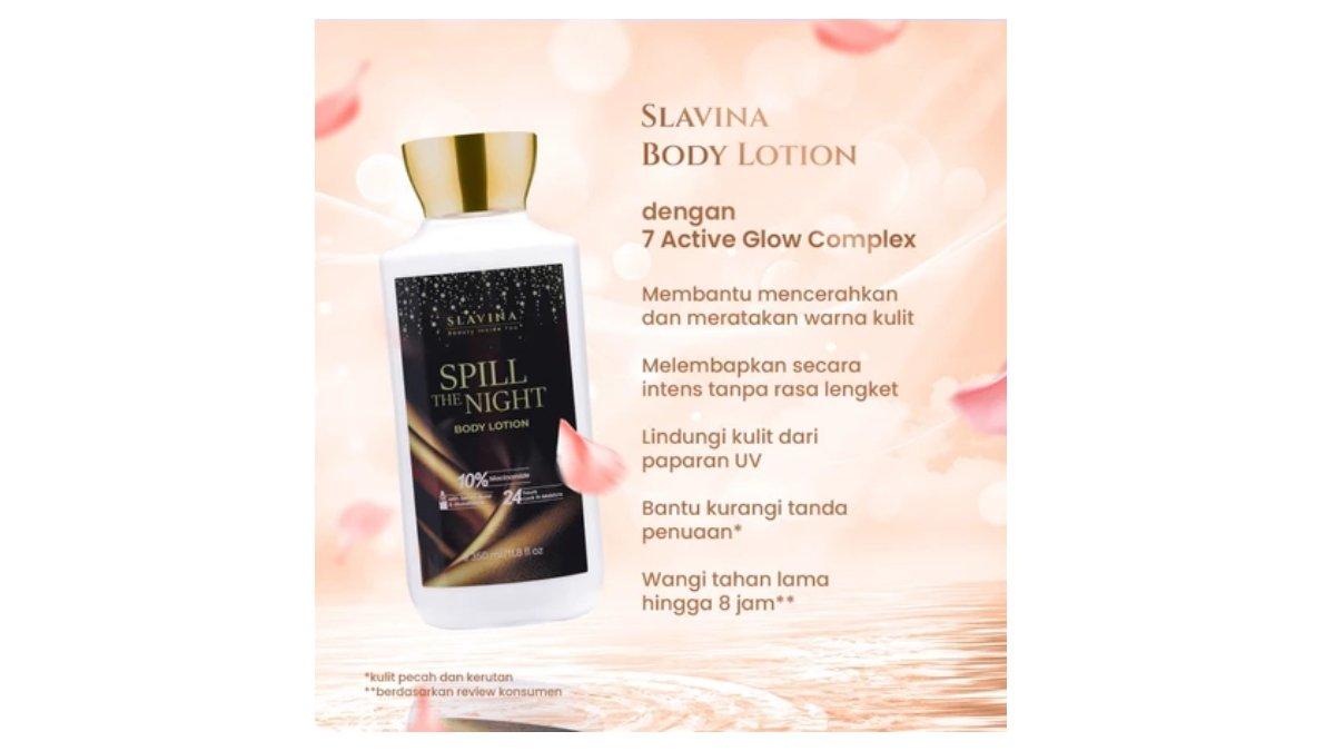 Review Lengkap Slavina Body Lotion Spill The Night: Manfaat, Kelebihan ...