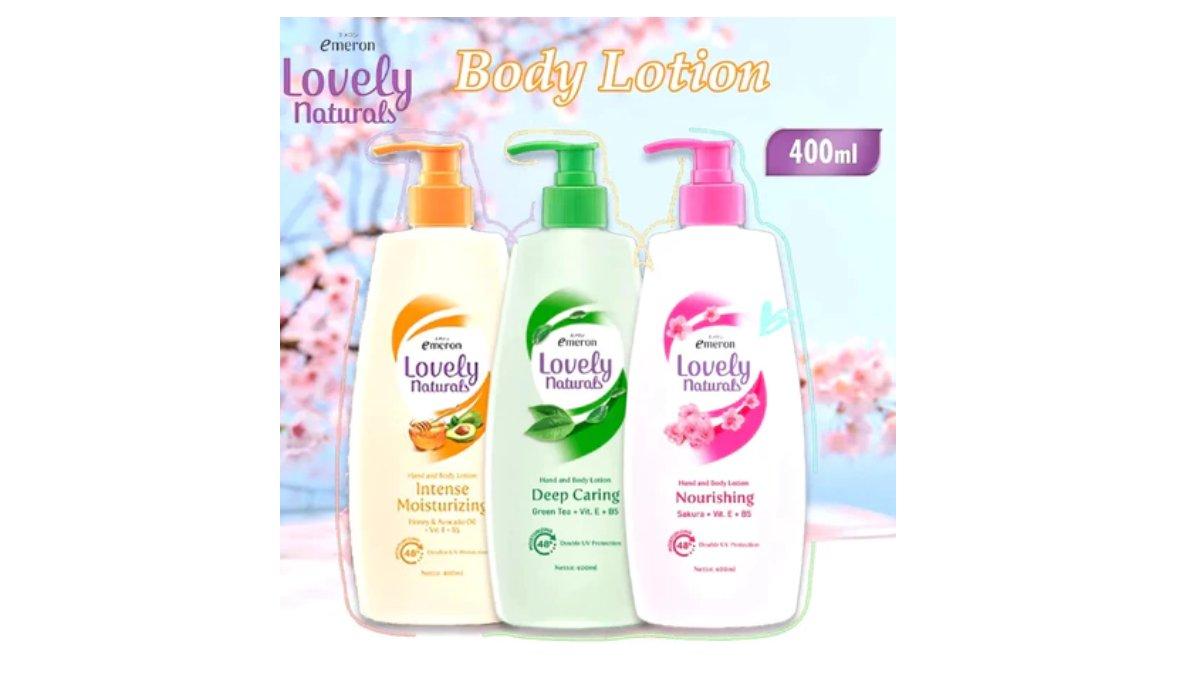 3 Rekomendasi Varian Emeron Lovely Naturals Hand and Body Lotion: Harga ...