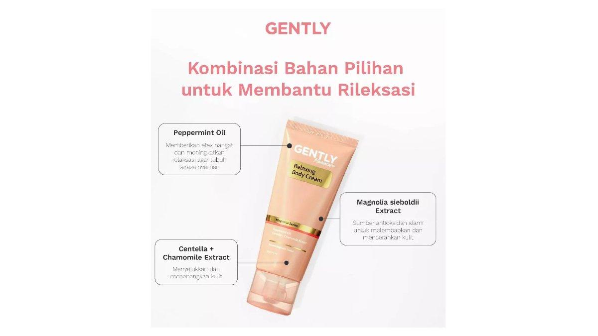 Review Lengkap GENTLY Mamacare Relaxing Body Cream: Manfaat hingga ...
