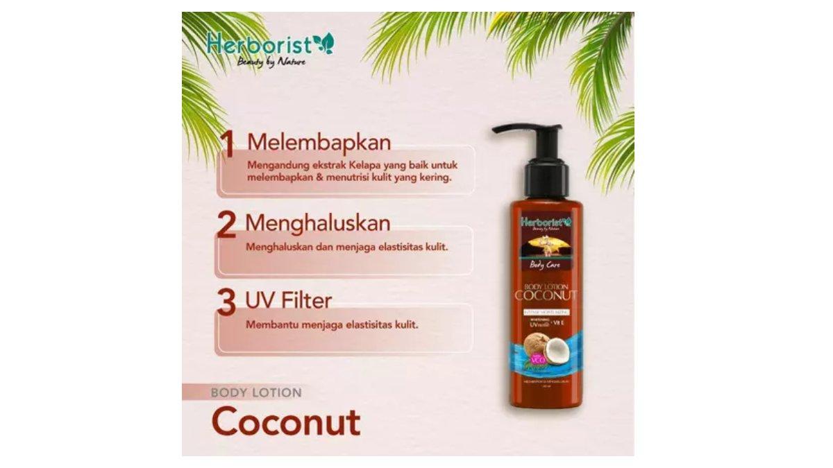 Review Lengkap Herborist Body Lotion Coconut: Manfaat, Kelebihan ...