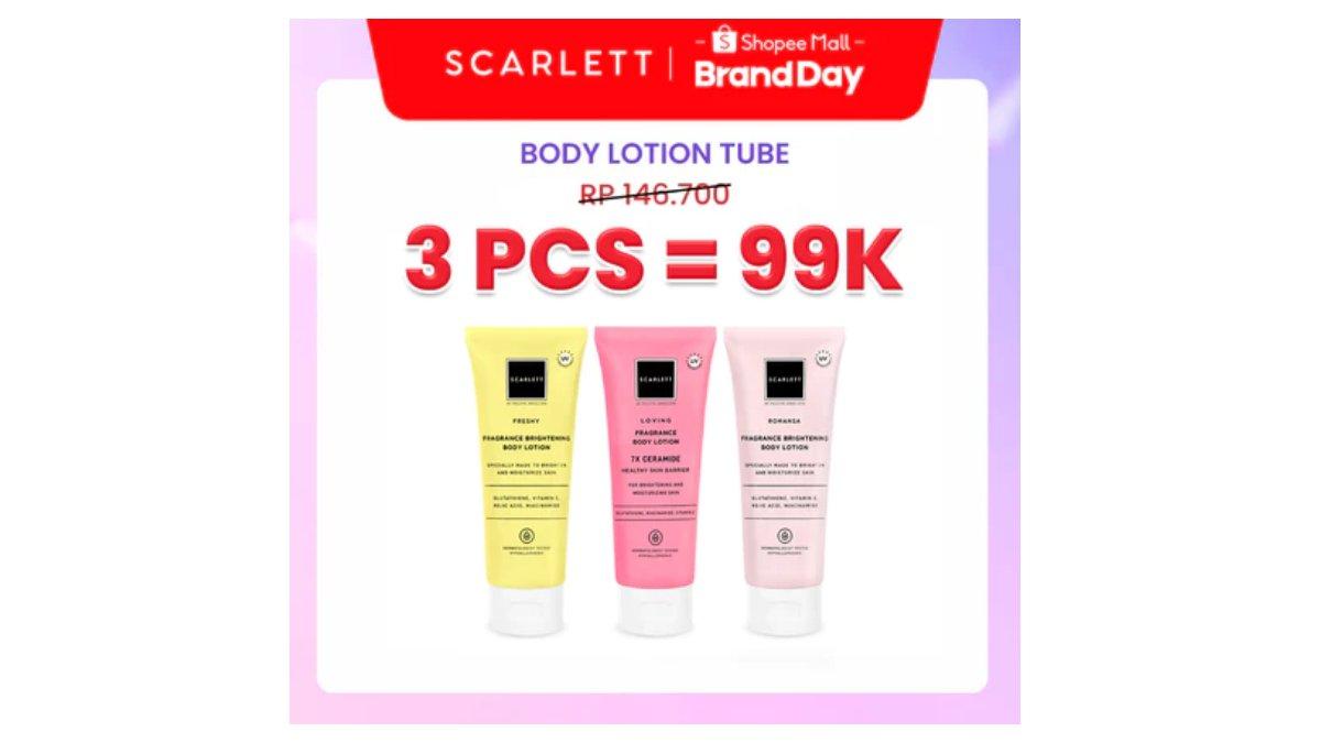 Rekomendasi Promo Body Care Scarlett di Momen 12.12: Saat Terbaik ...