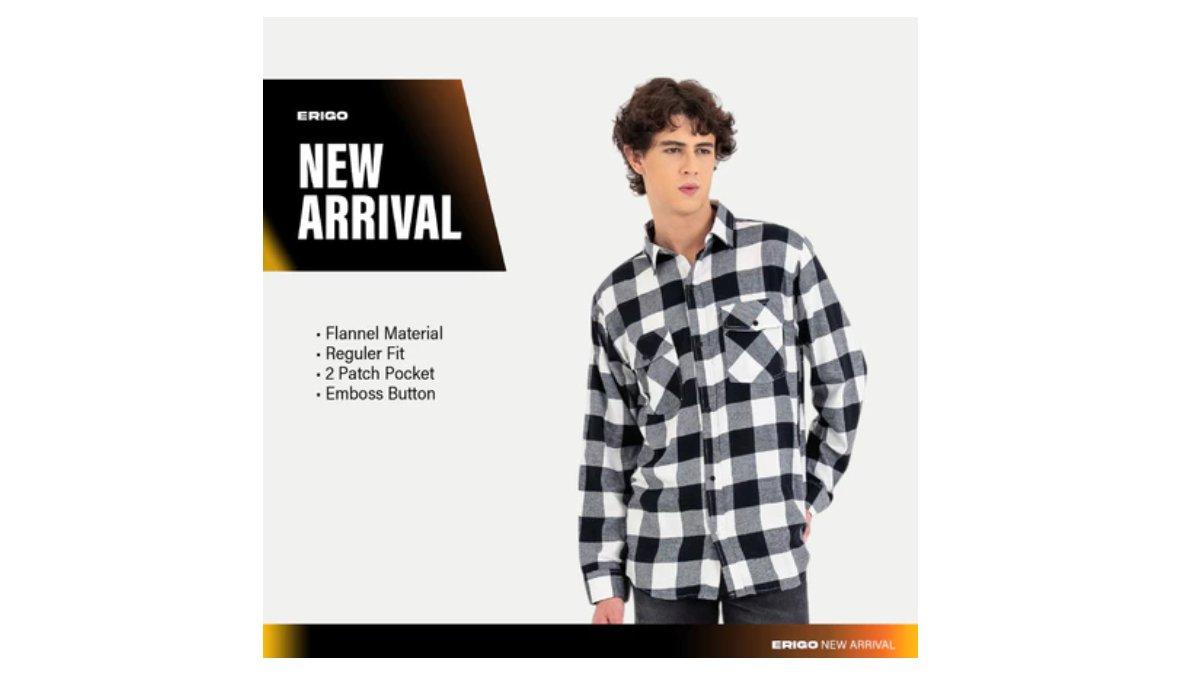 5 Rekomendasi Kemeja Flannel Erigo untuk Gaya Kasual yang Timeless ...