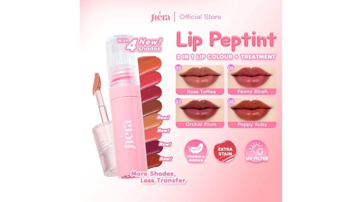 Review Lengkap Jiera Lip Peptint, Lip Tint Praktis dengan 8 Warna ...