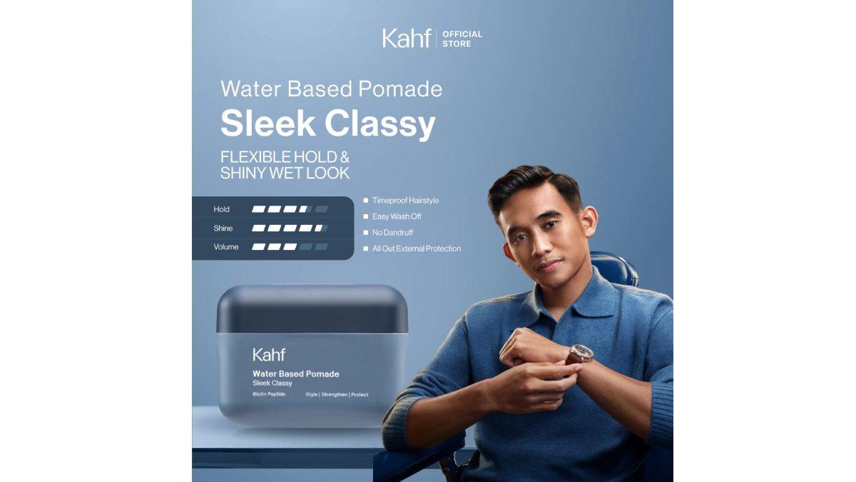 Review Kahf Sleek Classy Water Based Pomade: Manfaat, Kelebihan hingga ...