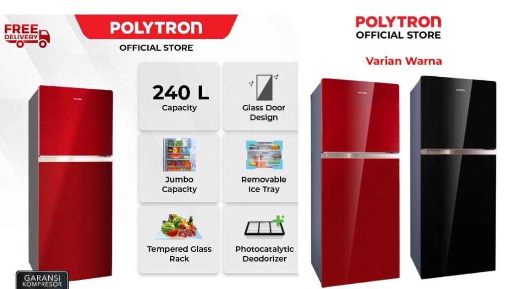 Review Lengkap Kulkas Polytron Belleza Jumbo PRW 25MNR, Plus dan Minus ...