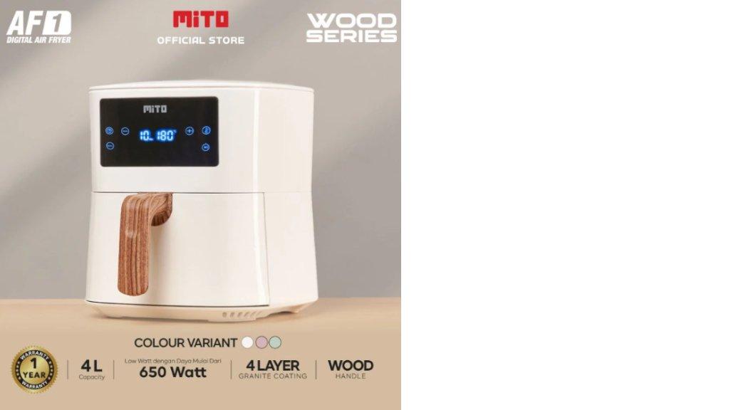 Review Lengkap Air Fryer Low Watt MiTO AF1 Wood yang Lagi Turun Harga ...