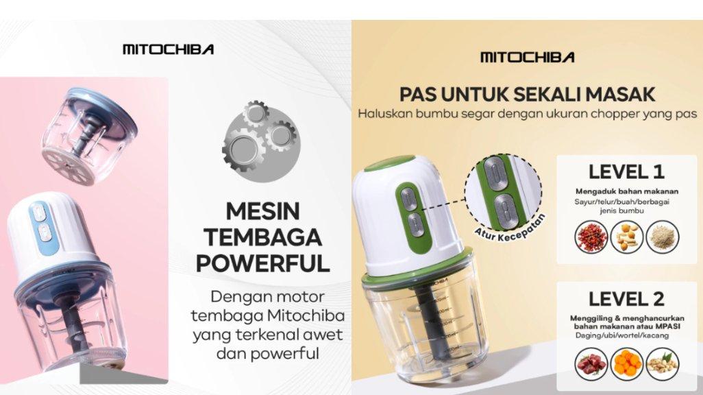 Review Lengkap Chopper Mitochiba TwinChop CH60: Harga Terbaru ...