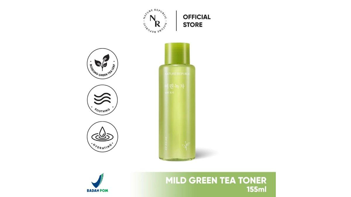 Review Lengkap NATURE REPUBLIC Mild Green Tea Toner: Manfaat, Kelebihan ...