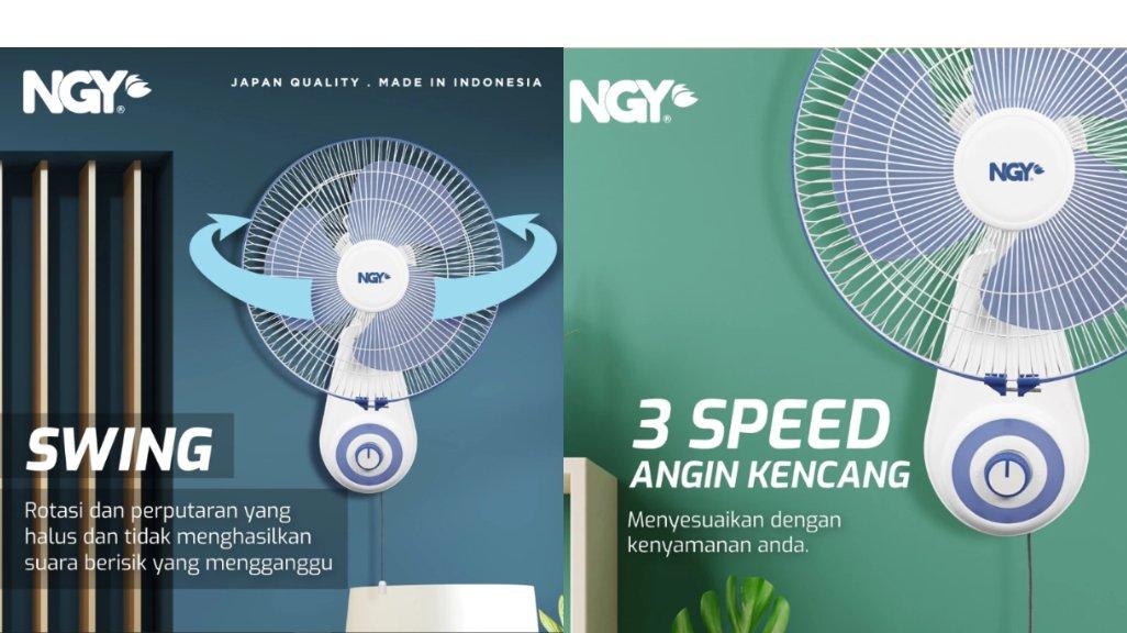 5 Rekomendasi Kipas Angin Dinding 100 Ribuan, Solusi Murah Hadapi Hawa ...