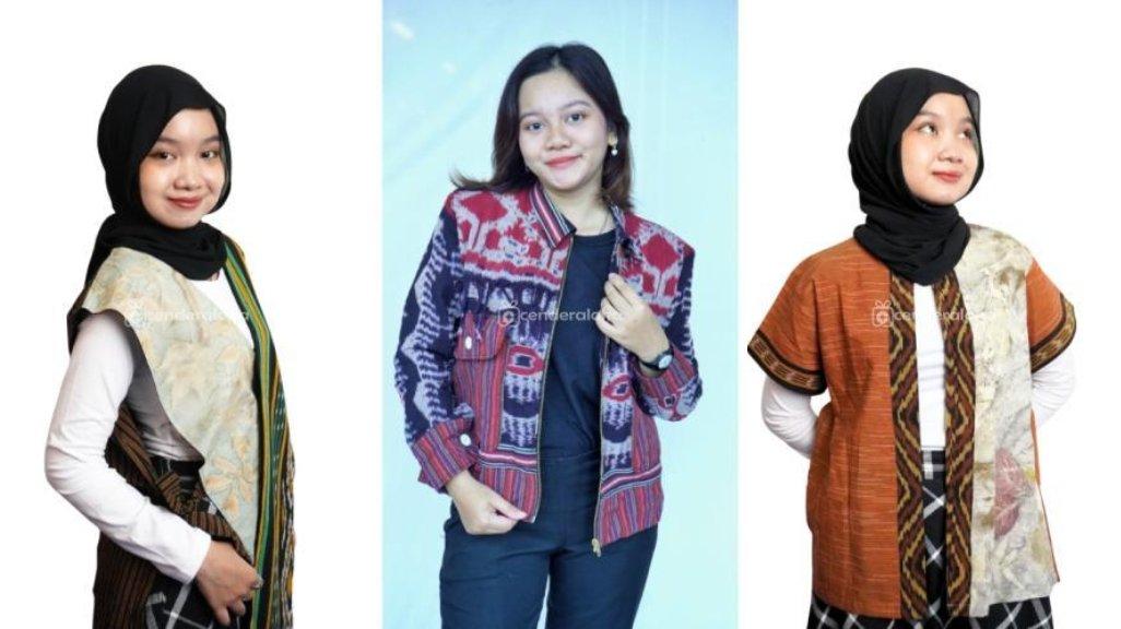 4 Rekomendasi Outer Tenun Wanita dari Cenderaloka, Cocok untuk Mix and ...
