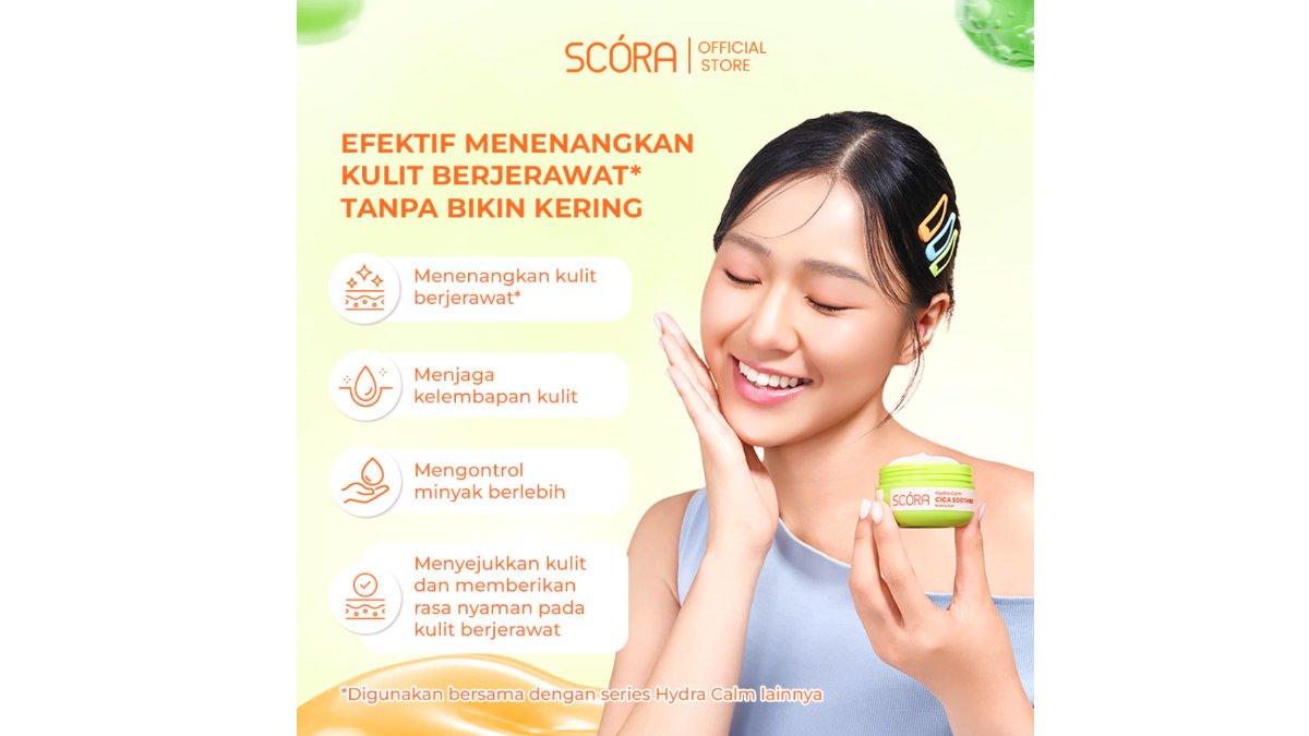 Review Scora Hydra Calm Cica Soothing Moisturizer: Manfaat, Kelebihan ...