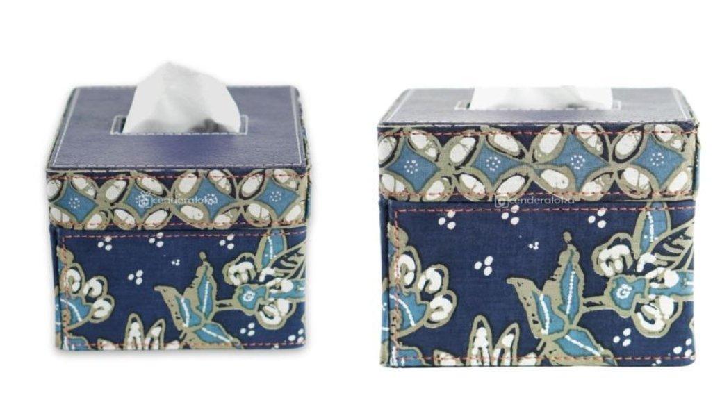 4 Rekomendasi Tempat Tisu Motif Batik dari Cenderaloka - Tribunshopping.com