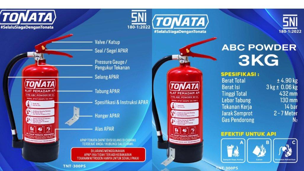 5 Rekomendasi APAR Tonata: Alat Pemadam Kebakaran untuk Berbagai Sumber ...
