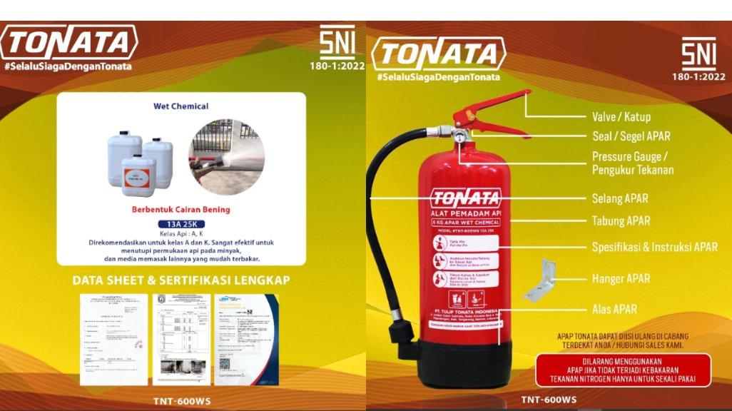 5 Rekomendasi APAR Tonata: Alat Pemadam Kebakaran untuk Berbagai Sumber ...