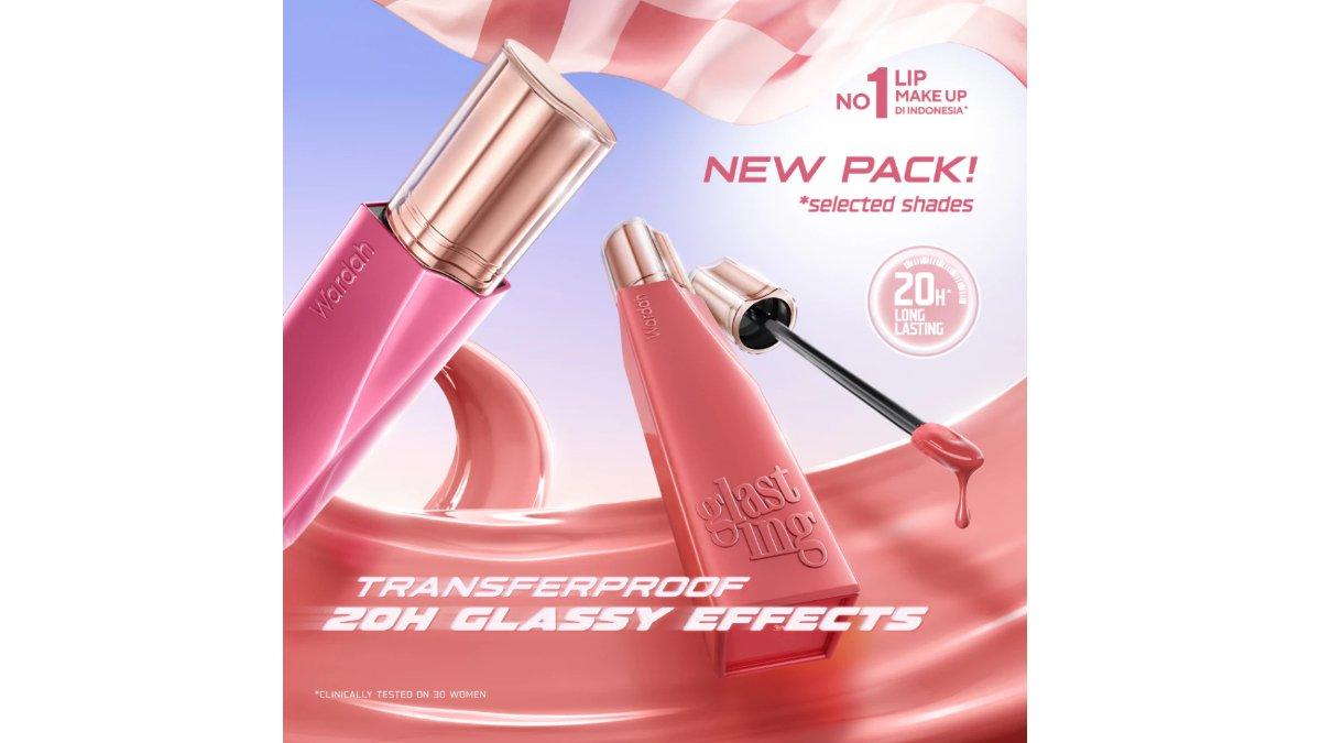 Review Wardah Lip Cream Glossy Glasting Liquid Lip Kemasan Baru ...