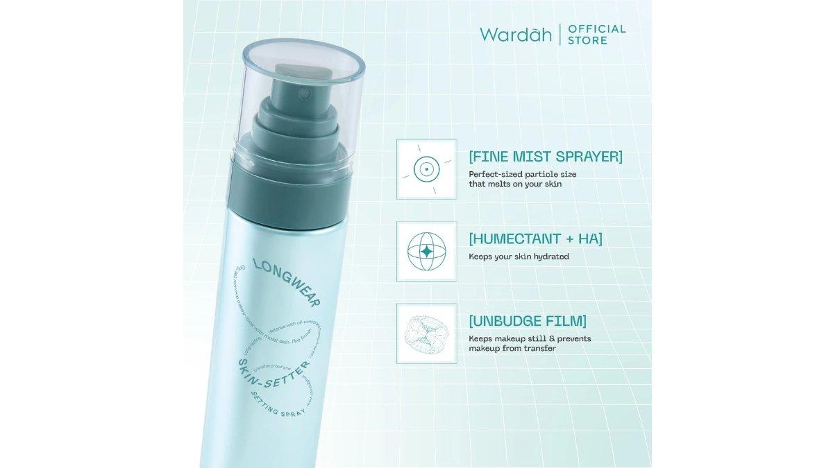 Review Wardah Longwear Skin-Setter Setting Spray: Manfaat, Kelebihan ...