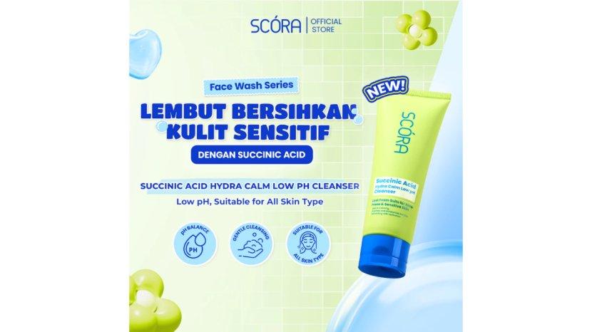 Review Scora Succinic Acid Hydra Calm Low pH Cleanser: Manfaat ...
