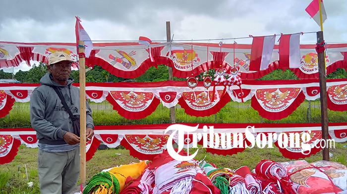 Penjualan Bendera Musiman di Sorong Selatan Lesu, Pedagang Kehilangan ...