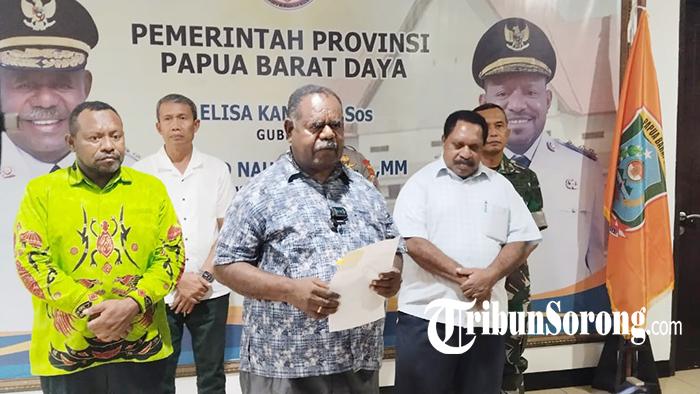 Pemprov Papua Barat Daya Sikapi NFRPB, Gubernur Elisa: Inkonstitusional ...
