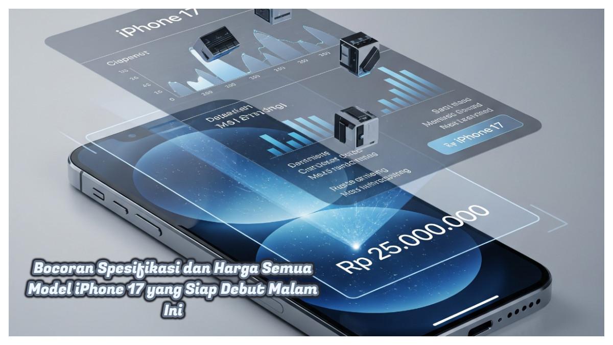iPhone 17 Siap Rilis, Ini Bocoran Spesifikasi dan Perkiraan Harga di Indonesia. - TribunStyle.com