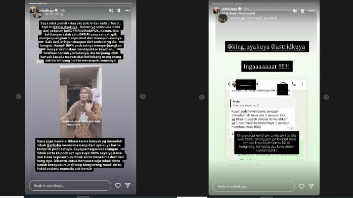 Sudah Kaya Raya Sebelum jadi DPR, Istri Uya Kuya Marah Rumah Porak-poranda Dijarah Massa: Lihat ...