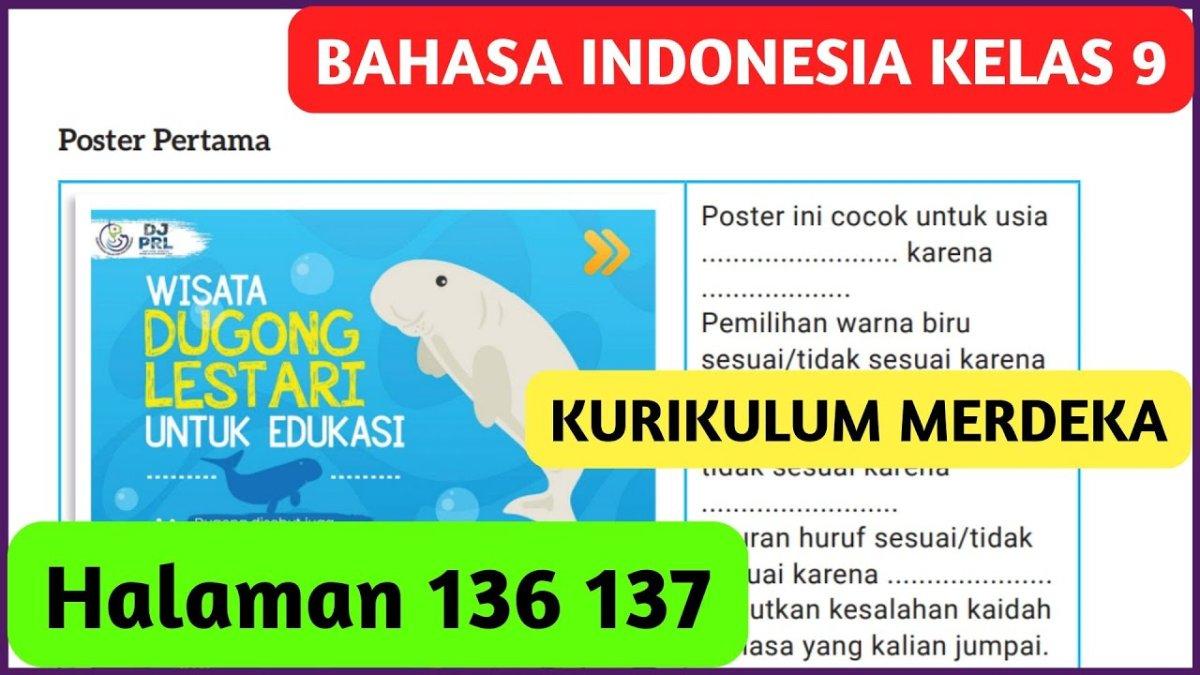 Soal Analisis Poster, Kunci Jawaban Bahasa Indonesia Kelas 9 SMP/MTs ...