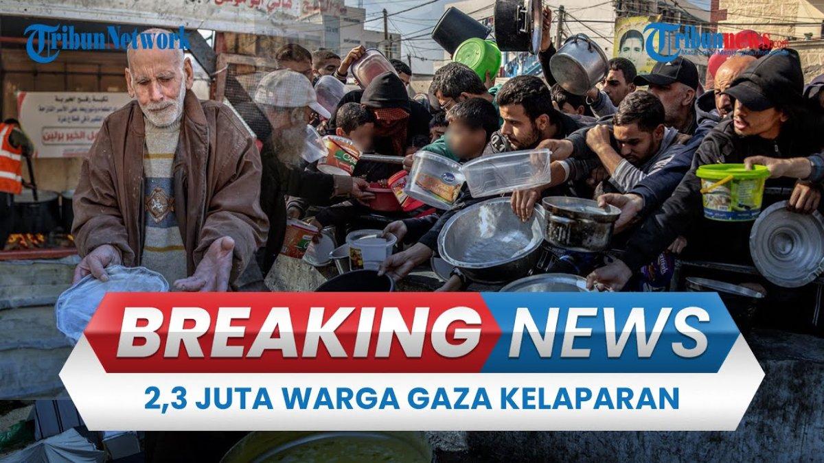Kejam! Tuduhan dan Fitnah Israel pada UNRWA, Warga Gaza yang Kelaparan ...