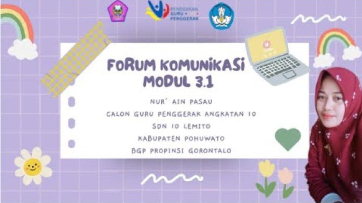 Contoh Forum Komunikasi Fasilitator dan Peserta, Modul 3.1 Pendidikan ...