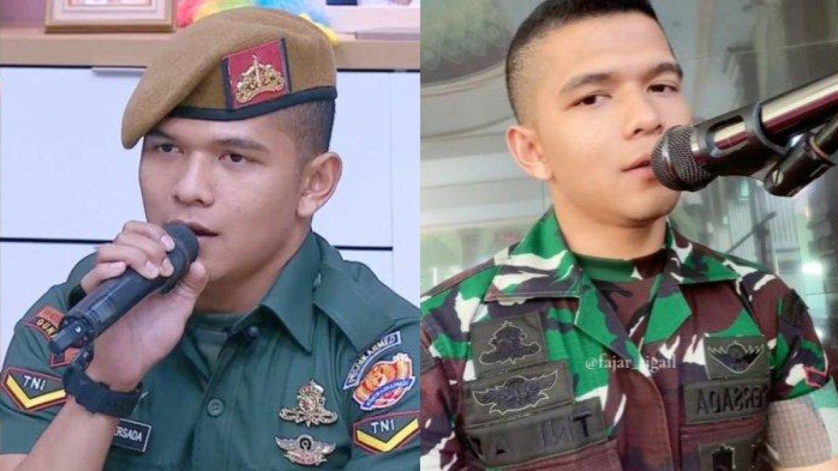 Sosok Serda Fajar Persada, Anggota TNI Asal Garut Bersuara Merdu saat ...