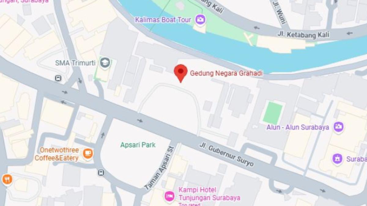 Jalur Alternatif Hindari Demo di Depan Gedung Negara Grahadi Surabaya ...