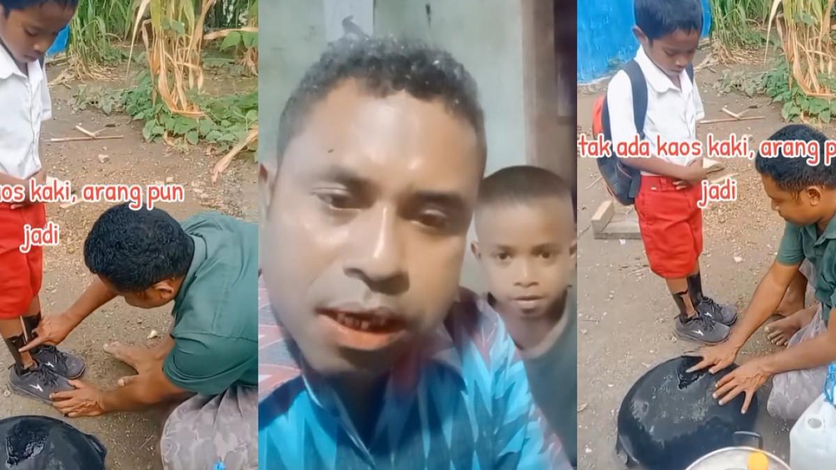 Sosok Marciano, Bocah SD Viral Dipakaikan Arang Ayah Sebagai Ganti Kaos ...