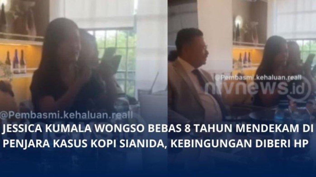 Potret Jessica Wongso Perdana Pegang HP Usai 8 Tahun di Penjara: Ini Caranya Gimana ...