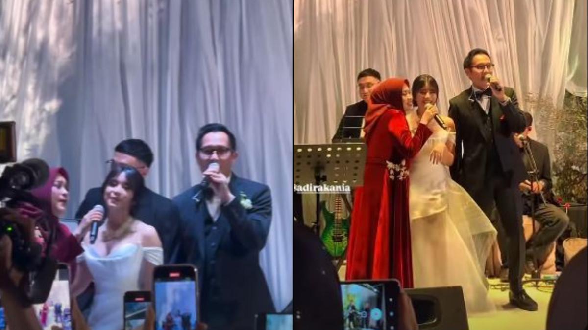 Momen Haru Aldi Bragi dan Ikke Nurjanah 'Bersama' di Nikahan Anak, Ngaku Grogi saat Bersanding ...