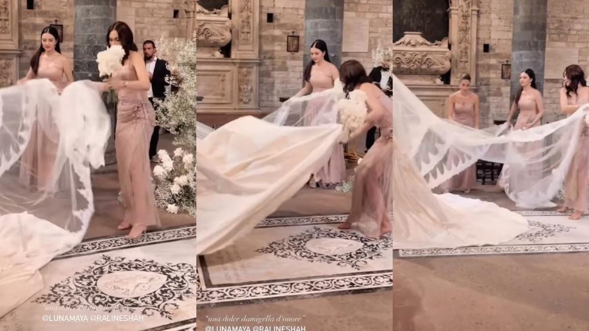 Potret Luna Maya & Raline Shah Jadi Bridesmaid di Nikahan Millane Fernandez, Menawan Pakai Gaun ...