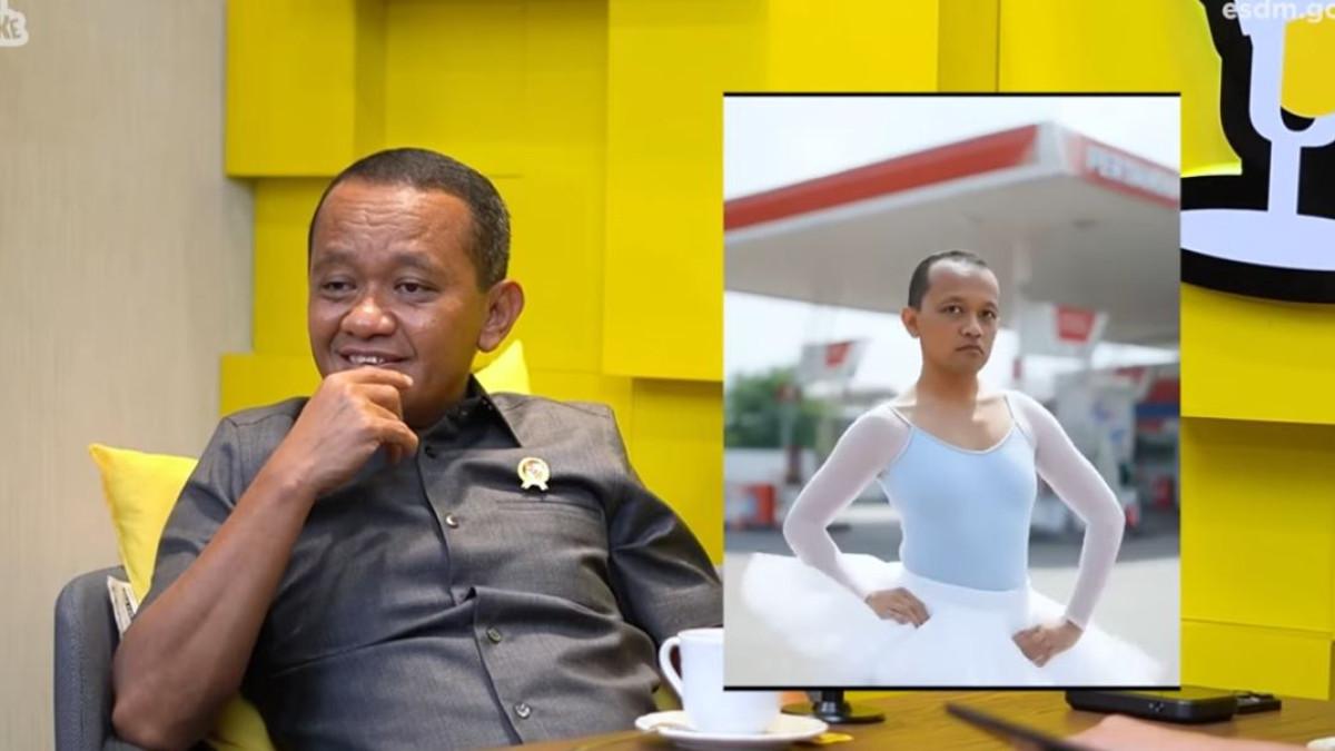 Momen Kocak Bahlil Lahadalia Lihat Meme Balerina yang Viral, Santai ...