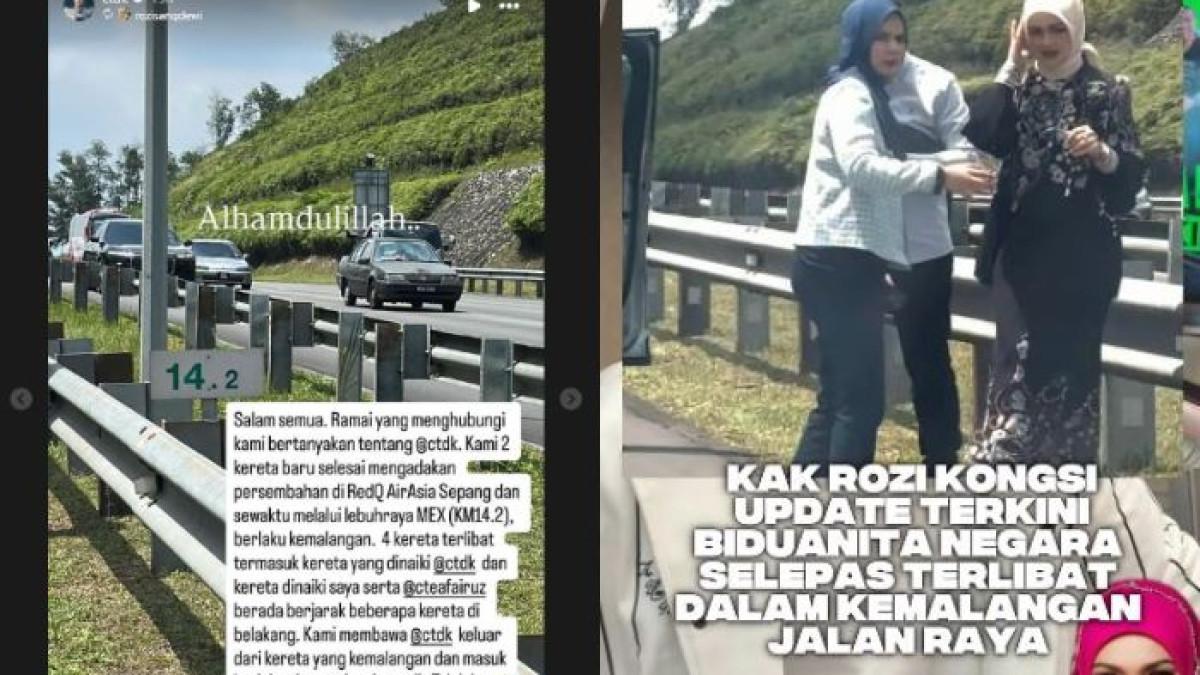 Kronologi Siti Nurhaliza Kecelakaan di Tol, Mobil Rusak Parah, Sang ...