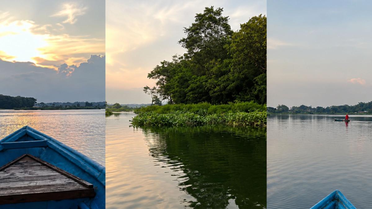 Healing di Waduk Cengklik: Pengunjung Bisa Keliling Waduk Naik Perahu ...