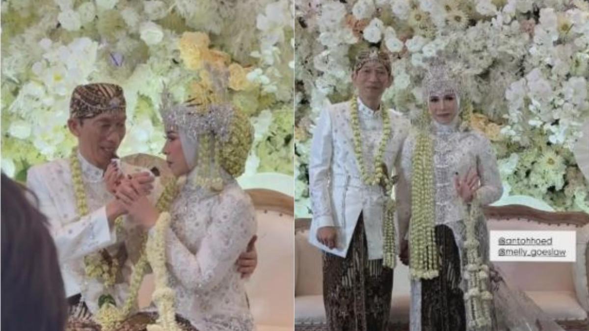 Potret Melly Goeslaw dan Anto Hoed Menikah Lagi Demi Rayakan ...