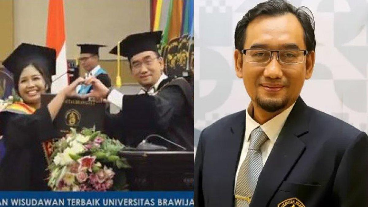 SOSOK Prof Widodo, Rektor Universitas Brawijaya Viral Ikuti Gaya Foto Wisudawan, Love hingga ...