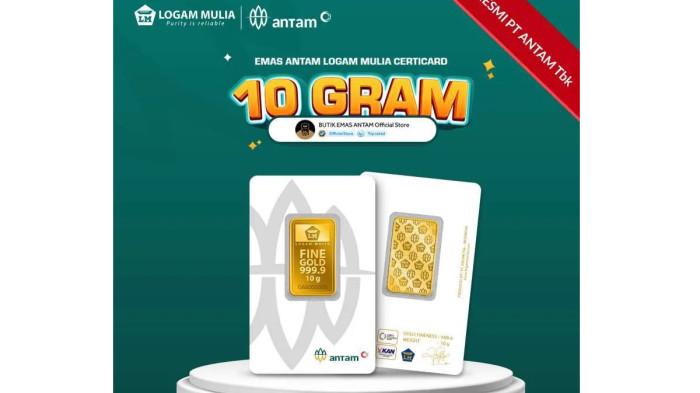 Harga Emas Batangan Antam, Sabtu 10 Januari 2026: Rp 2,6 Per Gram ...