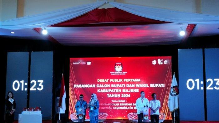 Debat Publik Perdana Pilkada Majene, Ini Visi Misinya - Halaman all - Tribun-sulbar.com