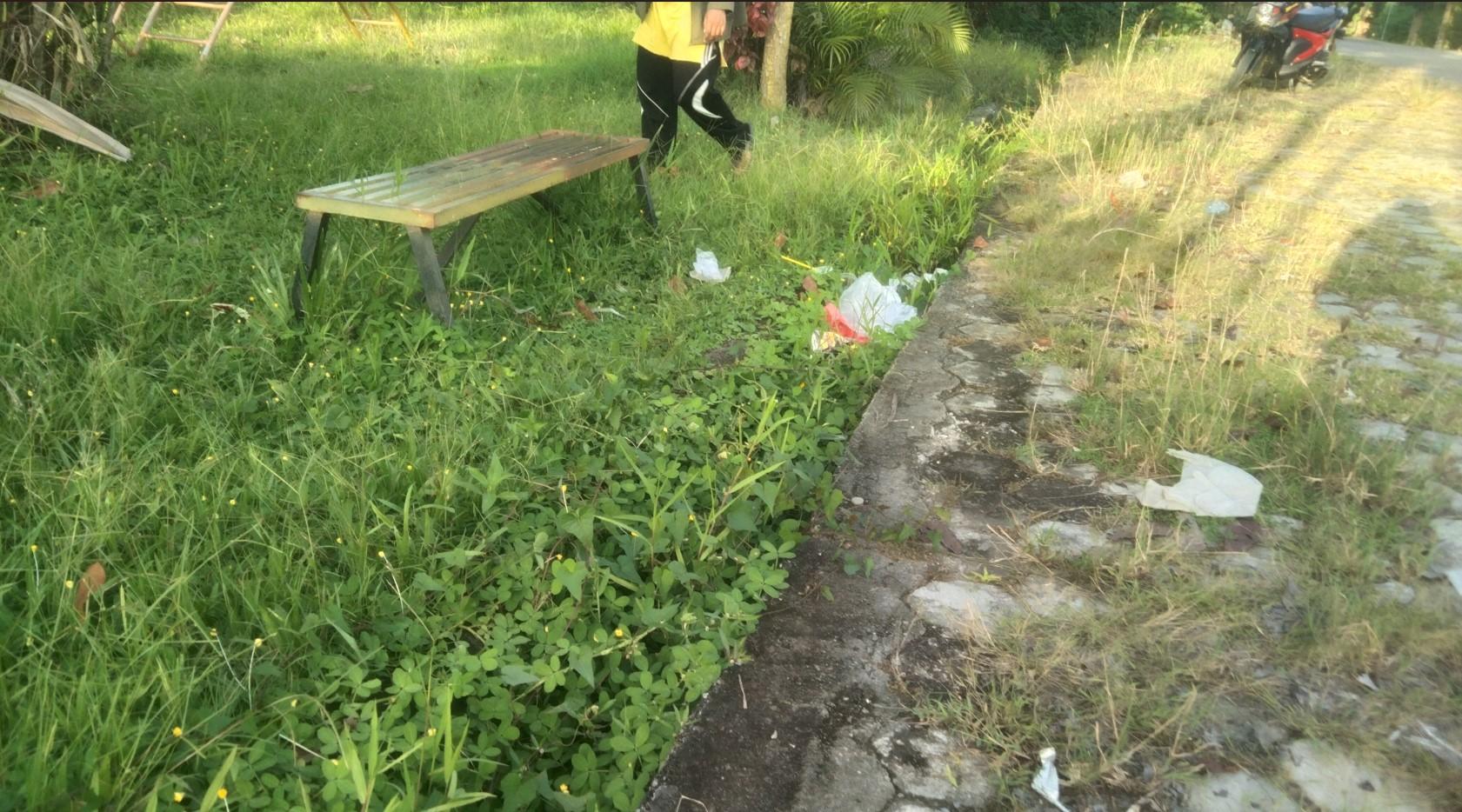 Rumput Liar Hingga Banyak Sampah, Taman KTM Tobadak Mamuju Tengah ...