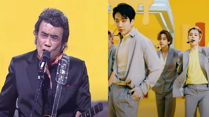 Aksi Raja Dangdut Rhoma Irama Nyanyi Lagu "Butter" BTS Viral Trending Twitter, Cucunya Ternyata ...