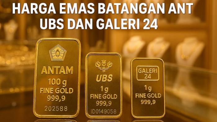 Tren Harga Emas Batangan Hari Ini 6 Agustus 2025: Antam Naik, UBS Turun, Galeri 24 Ikut Menguat ...